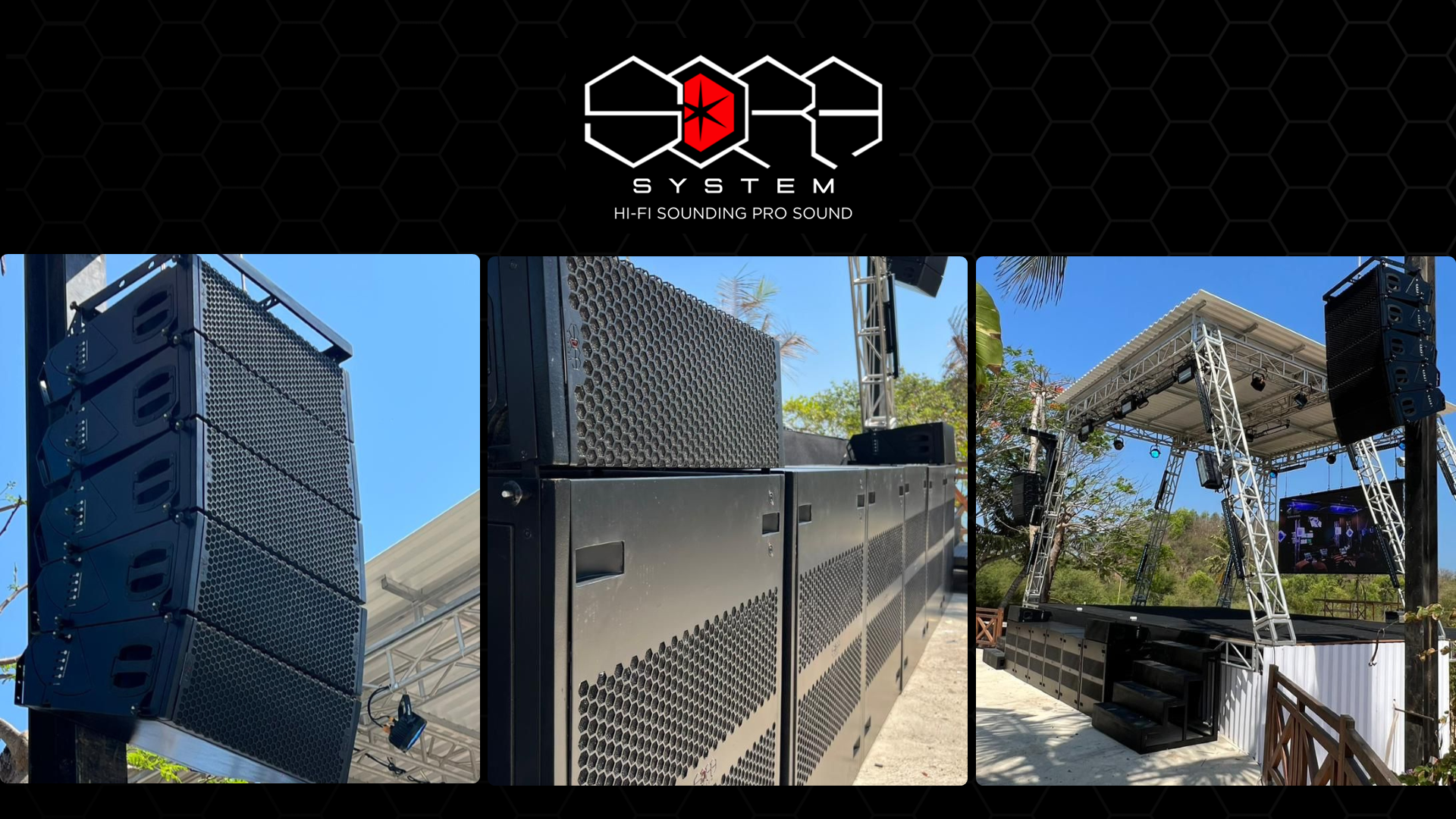 Sora System. Hi Fi Sounding Pro Sound.